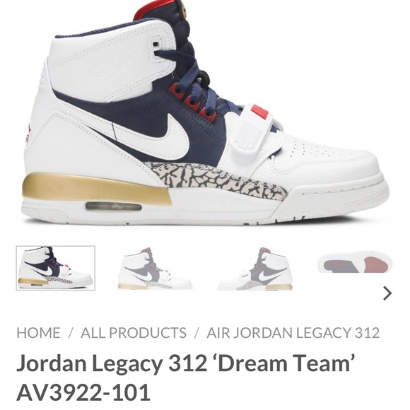 Nike | Shoes | Authentic Air Jordans Legacy Dream Team Mens Sz 1 Euc ...